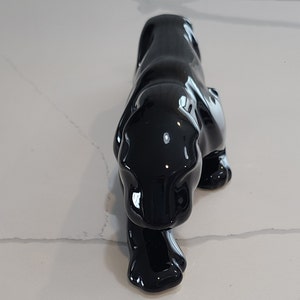 Mid-century Haeger Black Panther 16 - Etsy