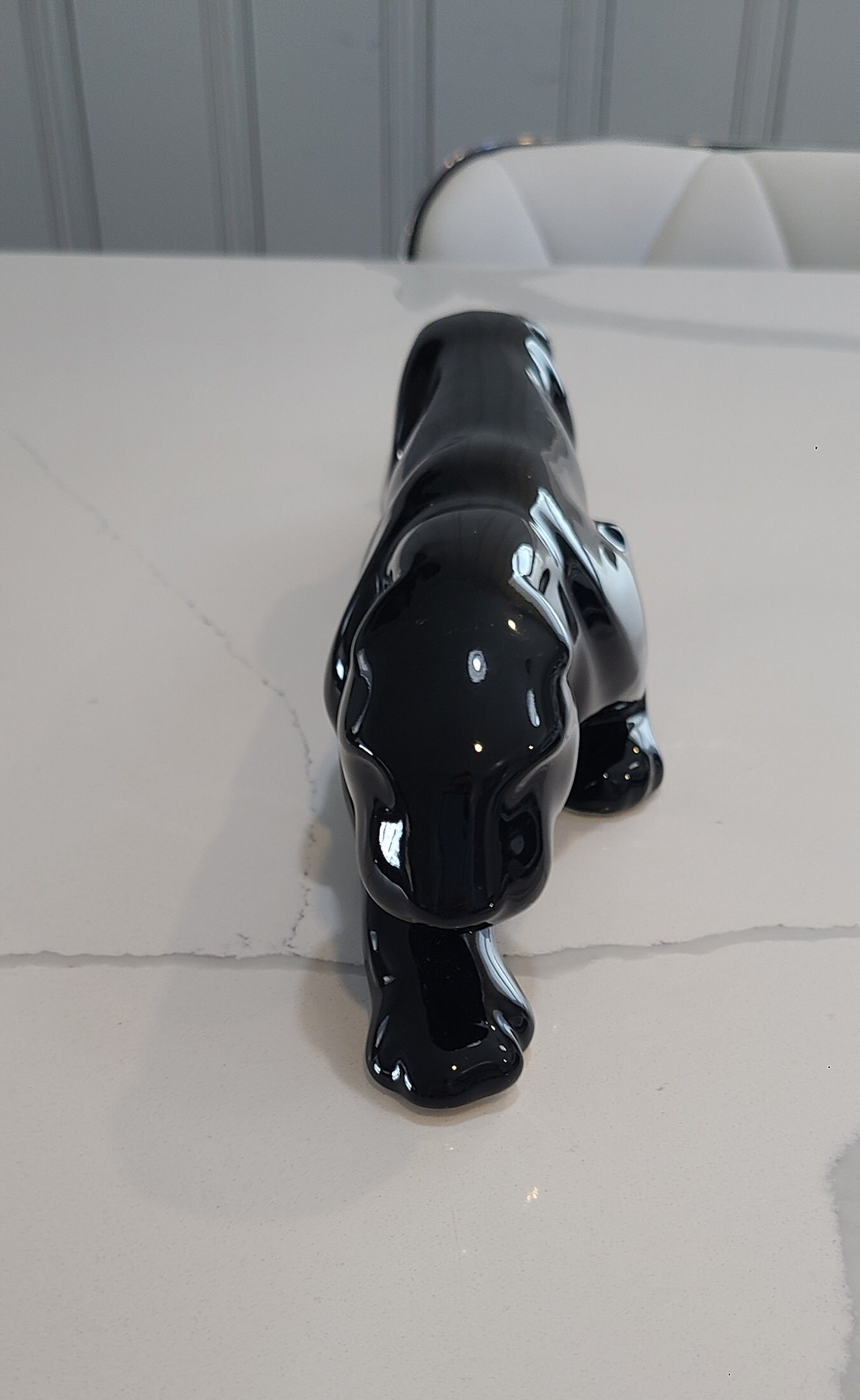 Mid-century Haeger Black Panther 16 - Etsy