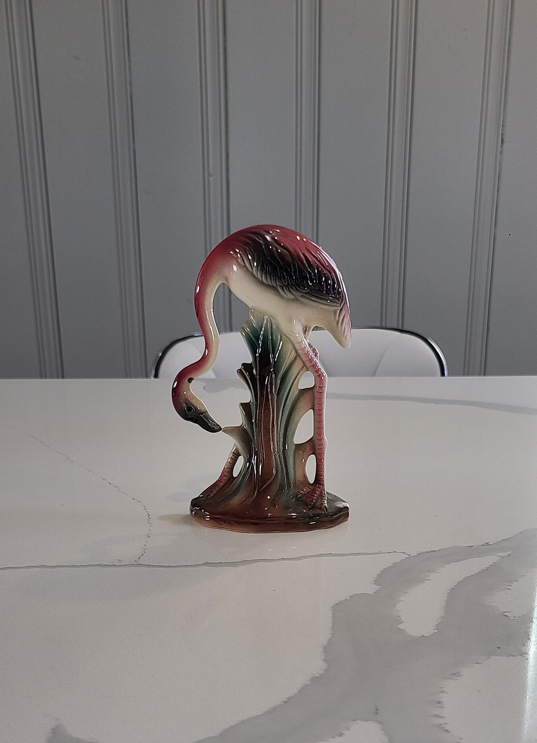 Vintage Mid Century Flamingo Figurine - Etsy