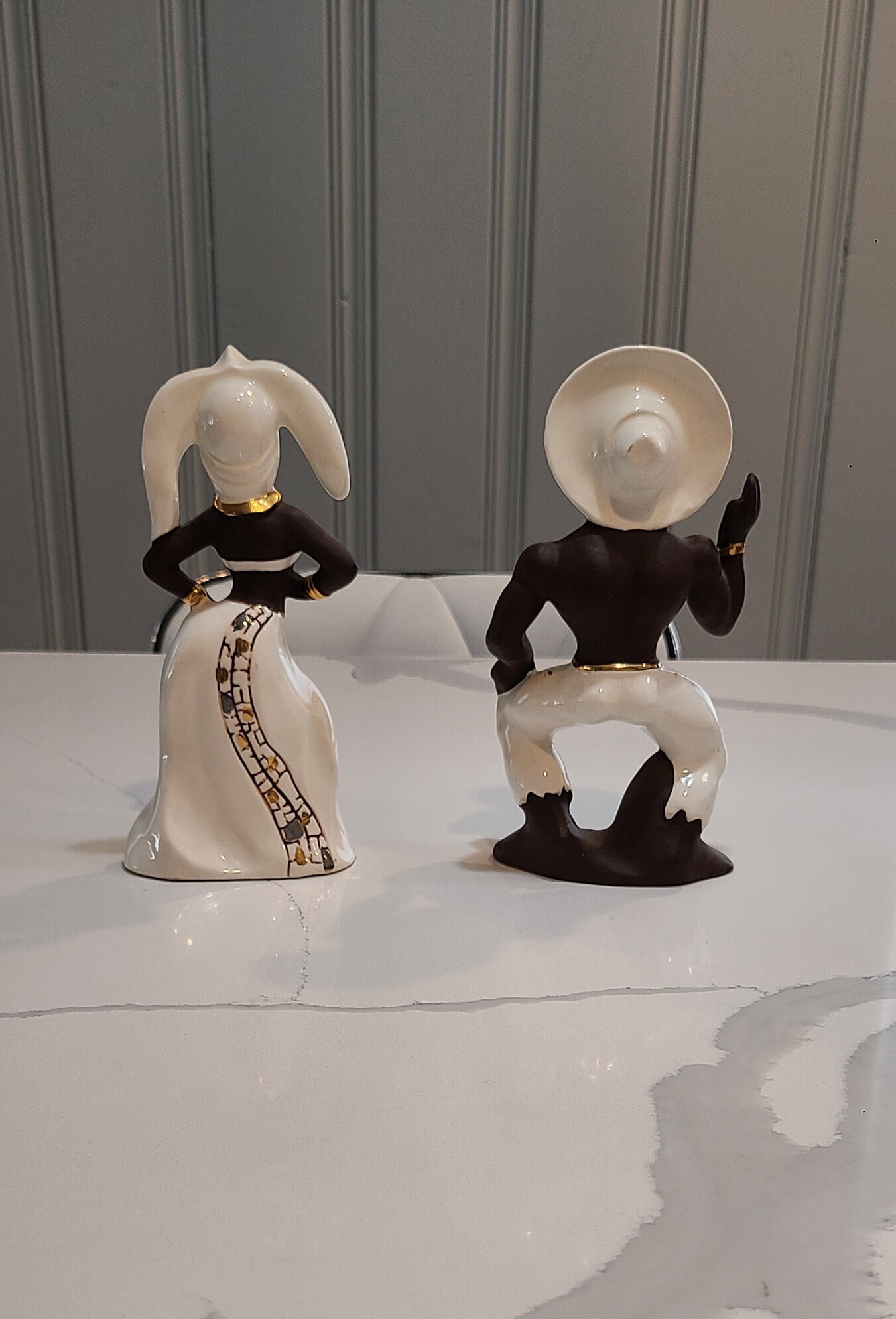 Vintage Mid Century Atomic Relco Calypso Figurines 2 - Etsy