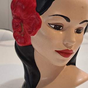 Vintage Mid Century Atomic Tiki Head Bust - Etsy