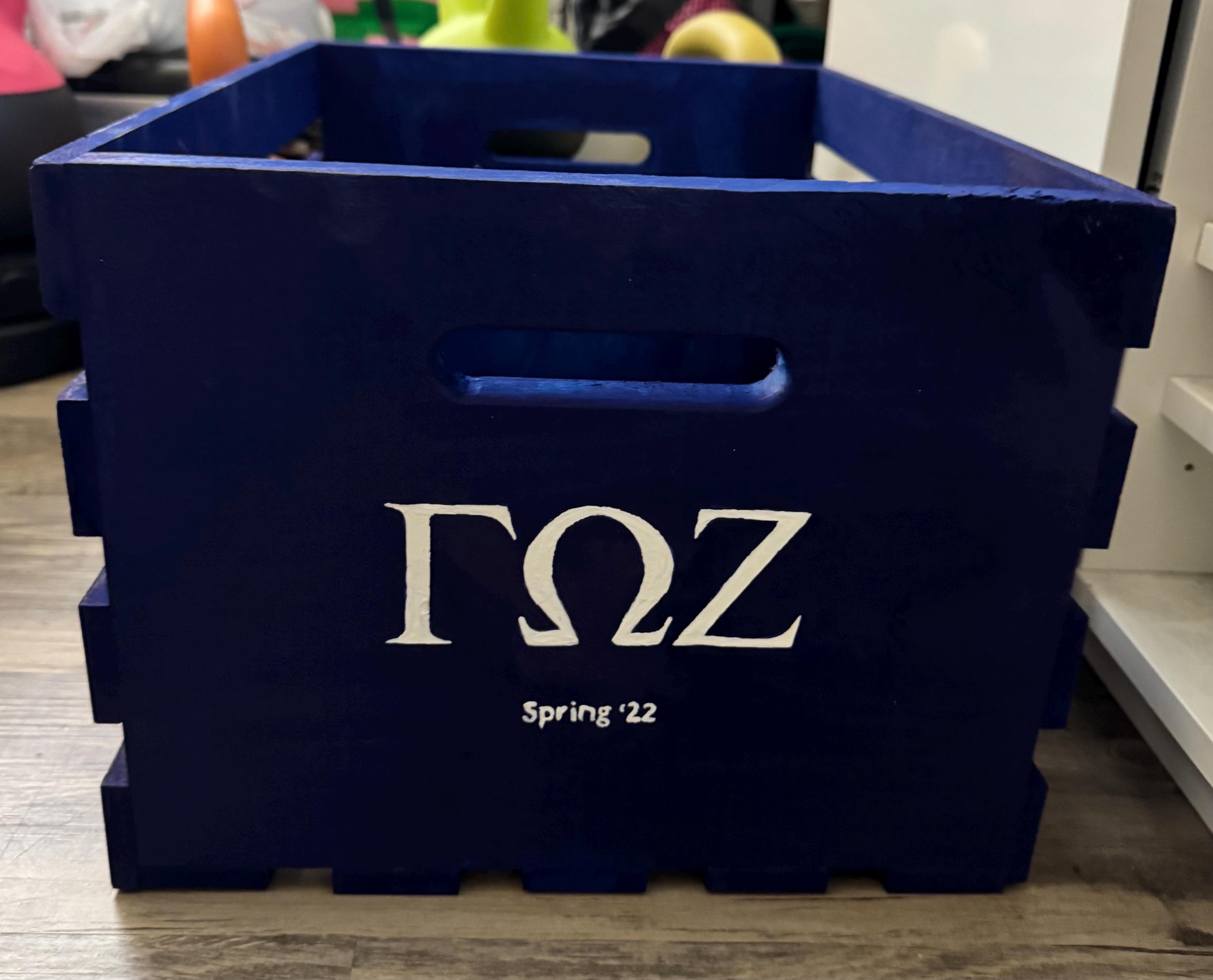 Custom Zeta Phi Beta Storage Basket - Etsy