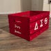 Custom Delta Sigma Theta Storage Basket - Etsy
