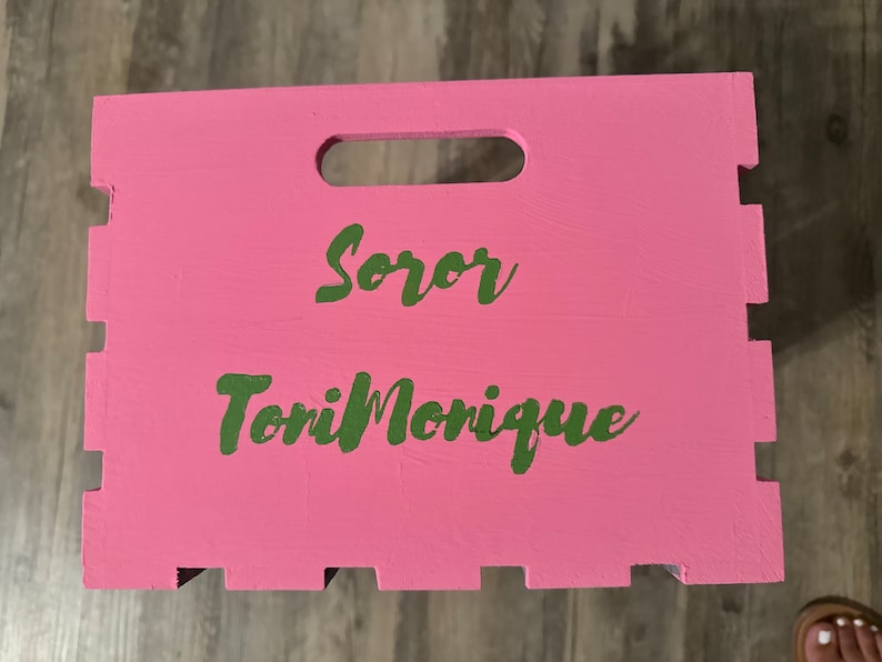 Custom Alpha Kappa Alpha Storage Basket - Etsy