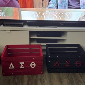 Custom Delta Sigma Theta Storage Basket - Etsy