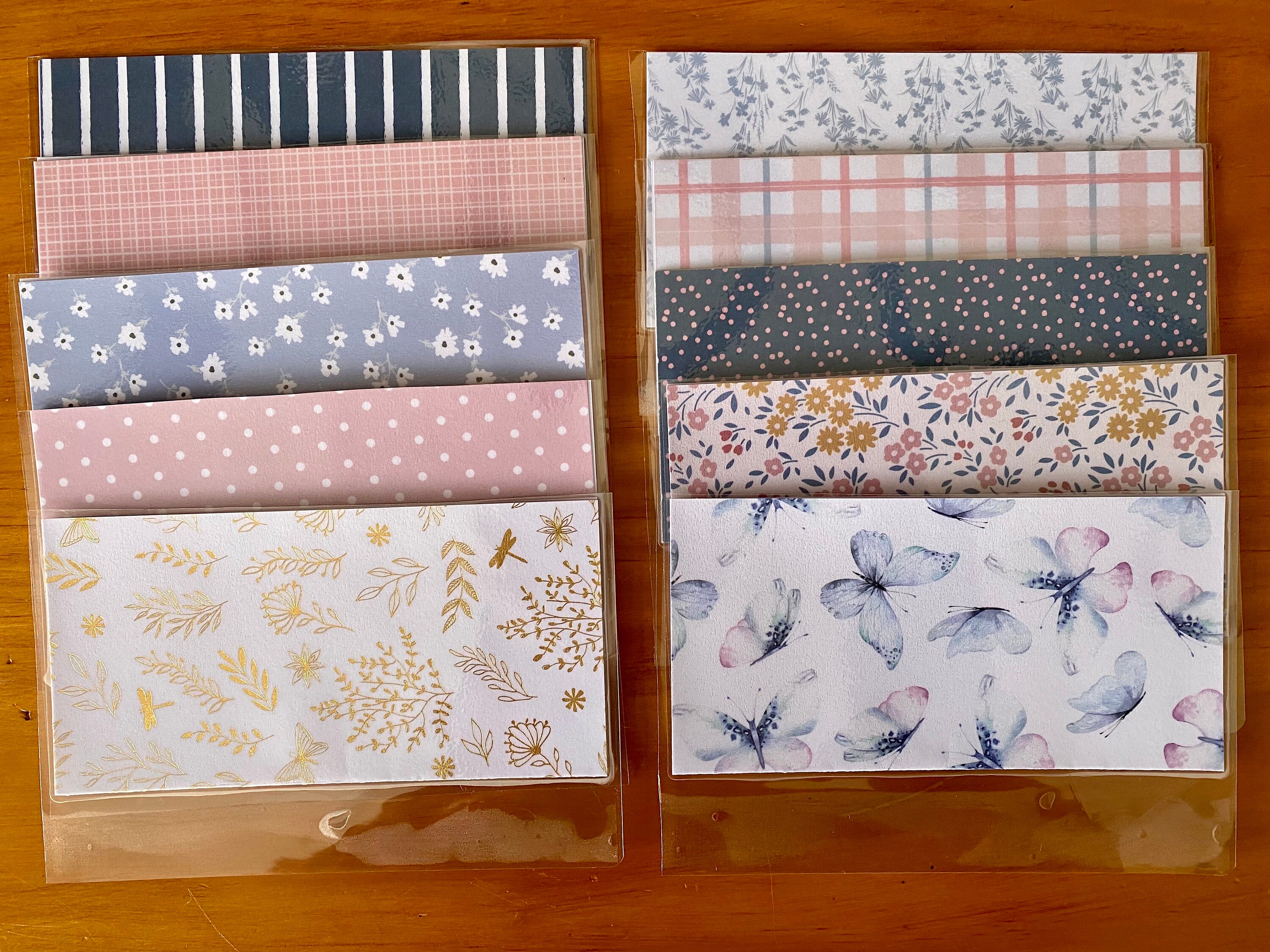 Set of 10 Cash Stuffing Envelopes Budget Envelopes Laminated - Etsy