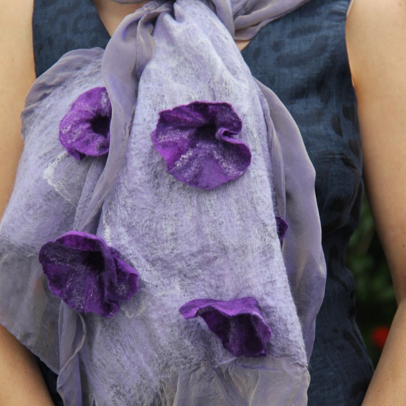 Nuno Felted Scarf - Etsy