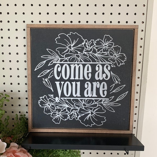 Come as You Are Sign - Etsy