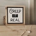 Creep It Real Halloween Sign / Farmhouse Halloween Sign / Modern Fall ...