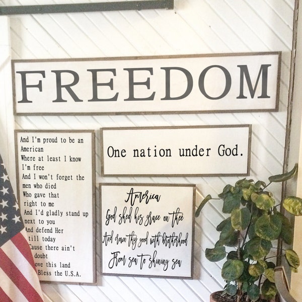 Freedom Sign - Etsy