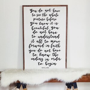 Wall Decor / Large Wall Art / Signs / Inspirational Sayings / Home ...