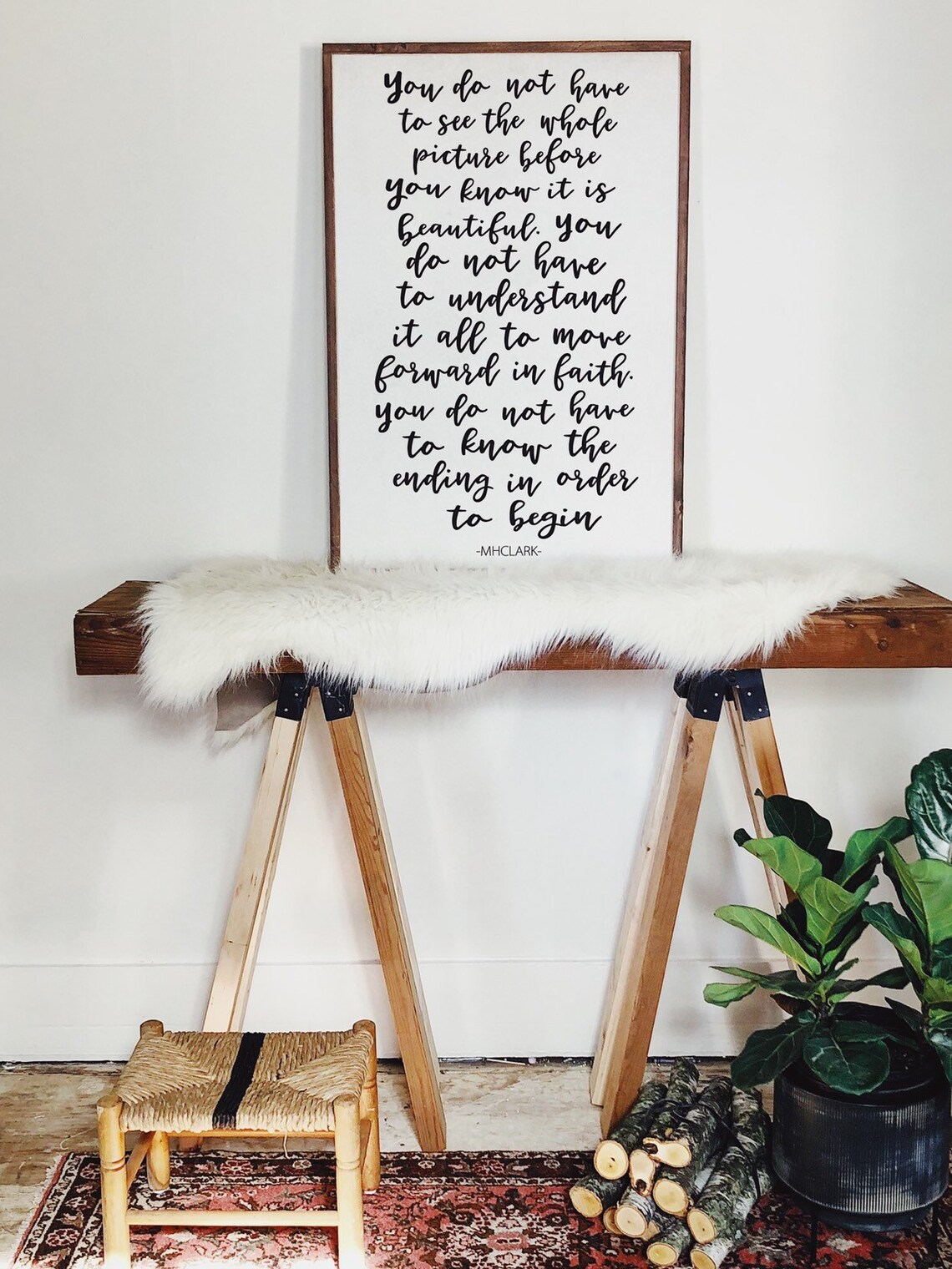 Wall Decor / Large Wall Art / Signs / Inspirational Sayings / Home ...
