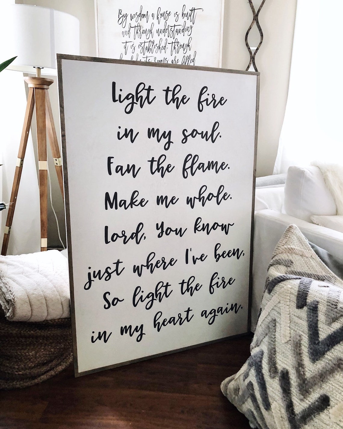Large Wall Art / Signs / Home Decor / Wall Hanging / Inspirational ...