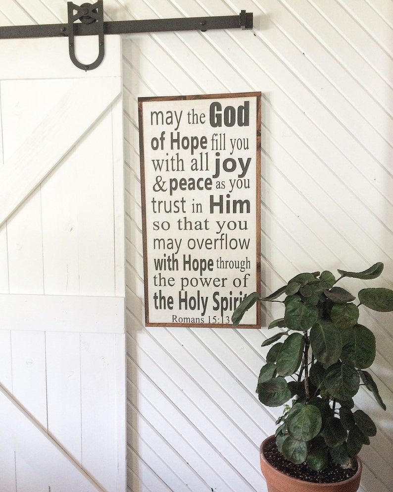 Sign / Wall Hanging / Wall Decor / Bible Verse / Home Decor / - Etsy