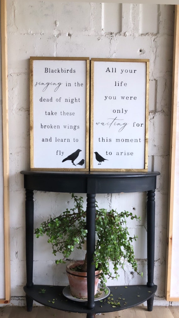 Home decor / wall hanging / signs / large wall art / Black | Etsy