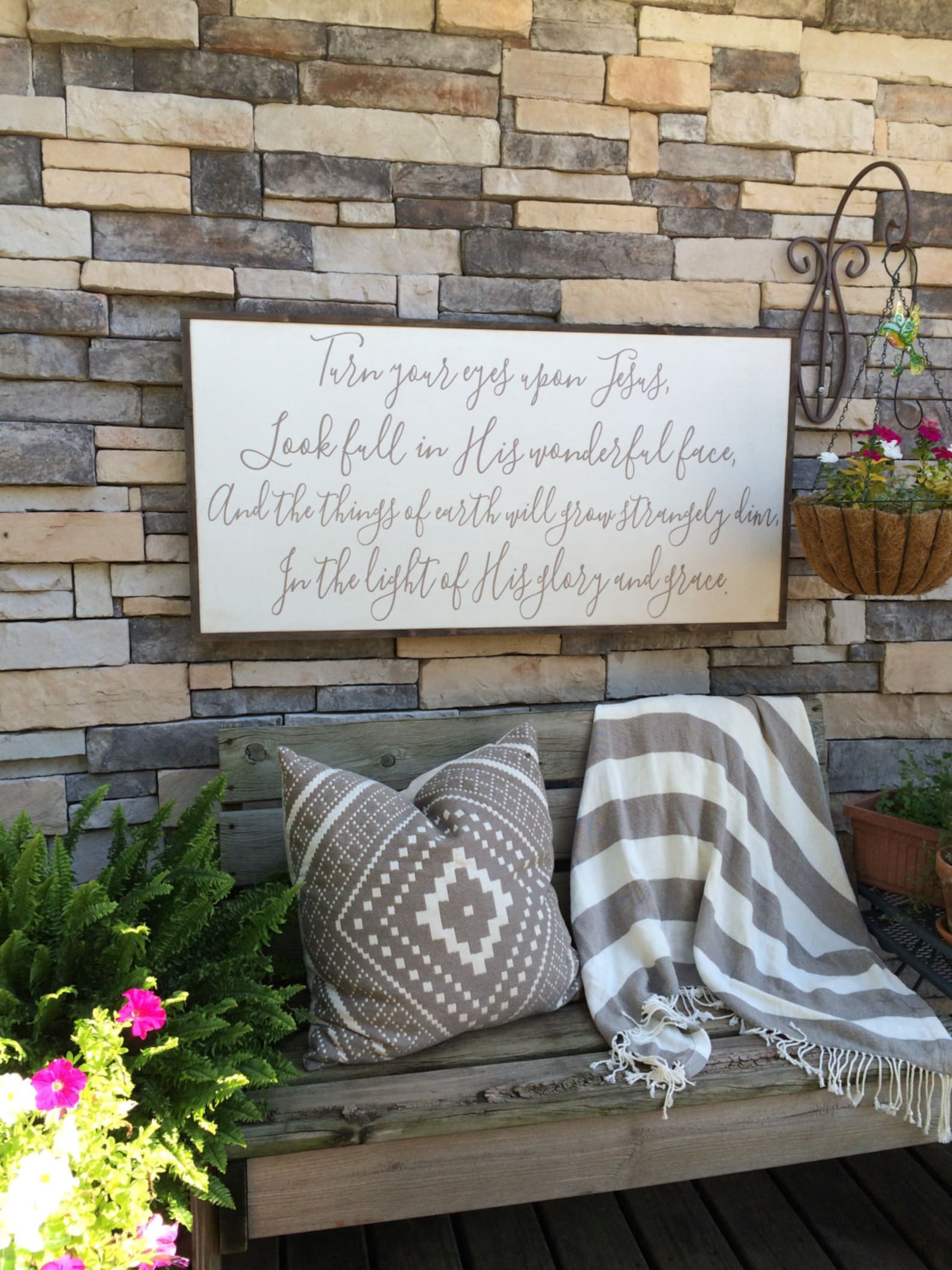 Large Wall Art / Jesus / Wood Art / Nursery Decor / Room Decor Ideas ...