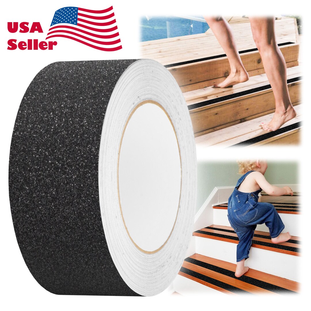 Anti-slip Black Tape Non Skid High Traction Safety Grit Grip Strips ...