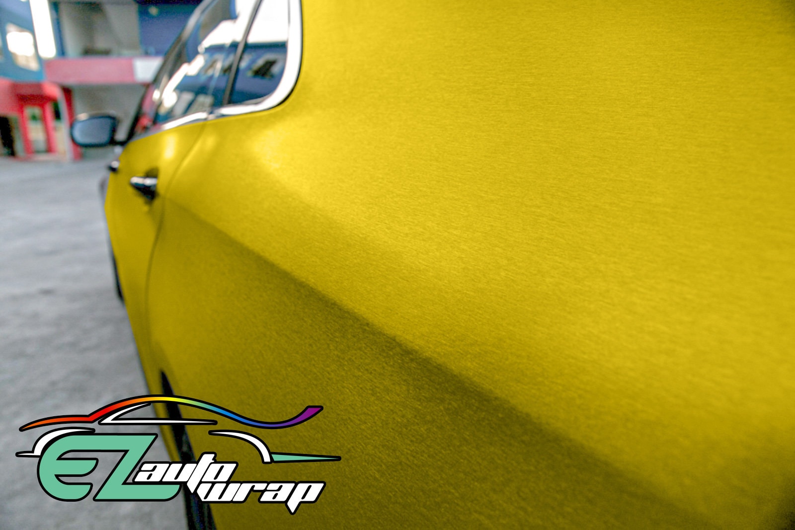 Matte Yellow Car Paint
