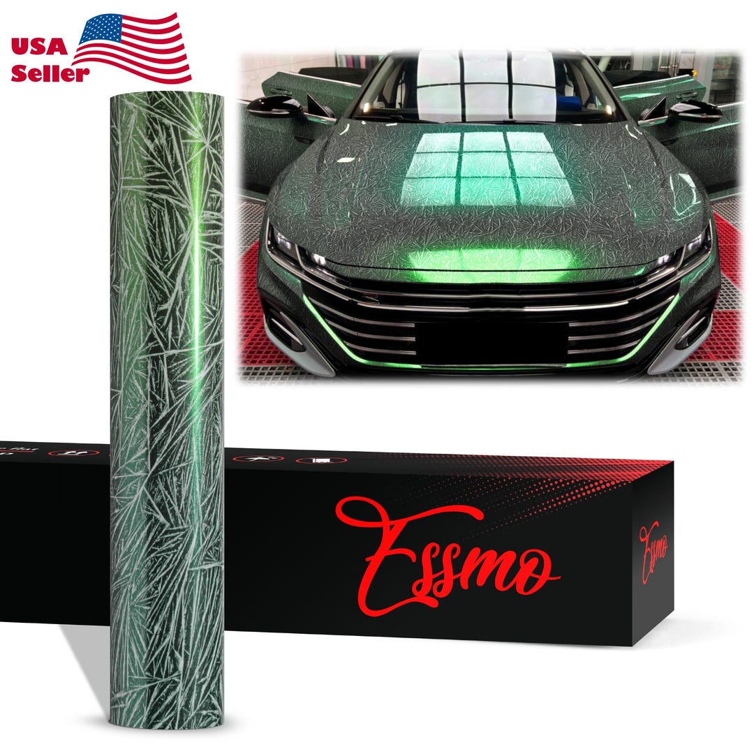ESSMO PET Liner Glazed Arctic Shard Gloss Gray Green Camouflage Like ...