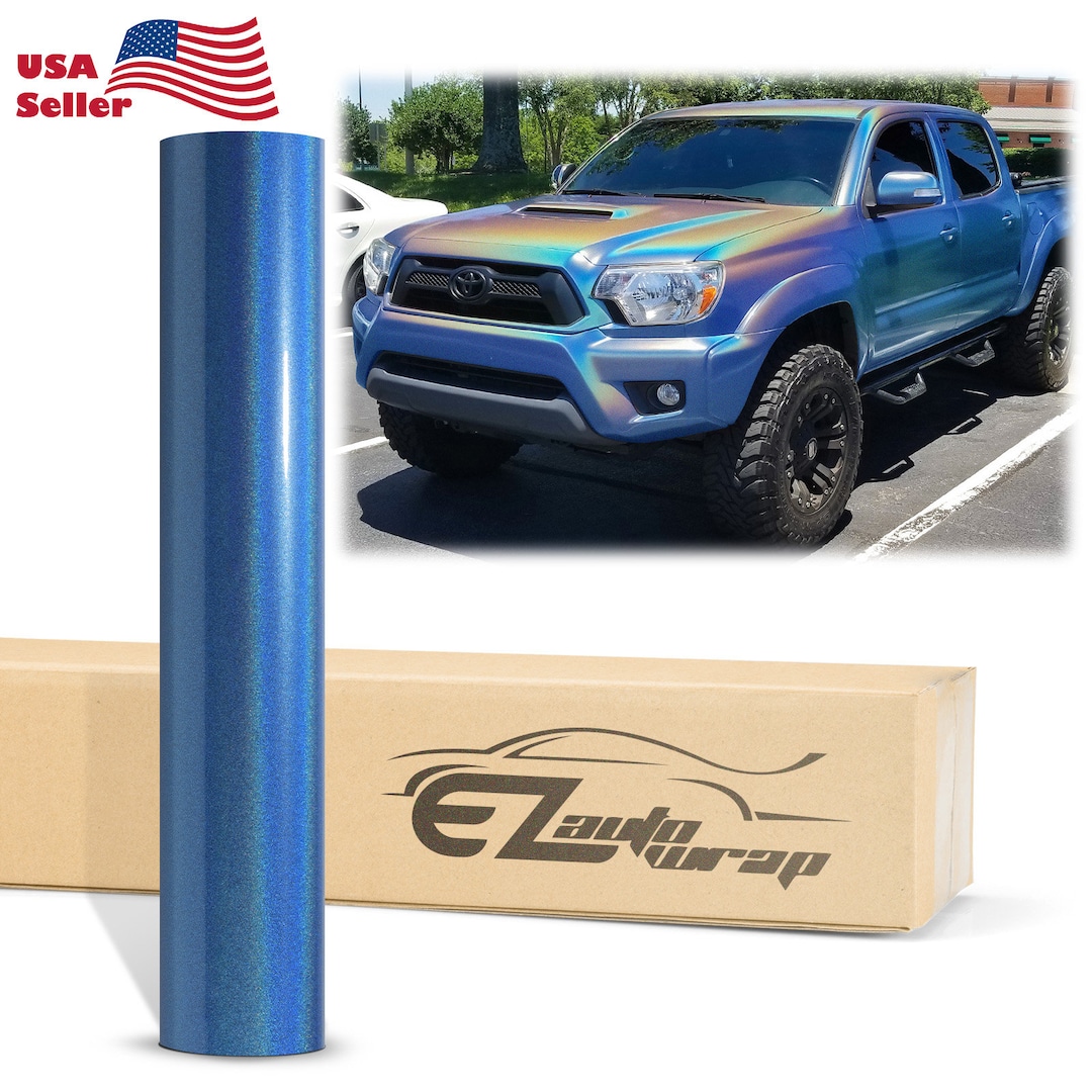 Laser Flip Gloss Blue Metallic Rainbow Holographic Psychedelic - Etsy