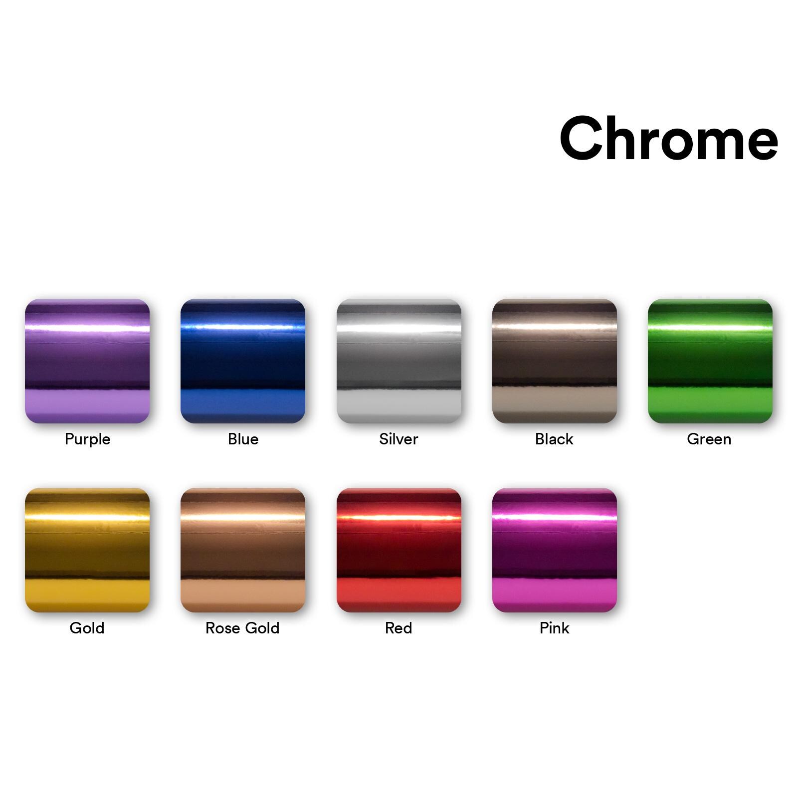Chrome Mirror Gold Vinyl Wrap Sticker Decal Bubble Free Air Release Car ...