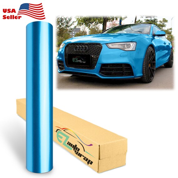 Gloss Metallic Light Blue Vinyl Wrap Sticker Decal Bubble Free | Etsy