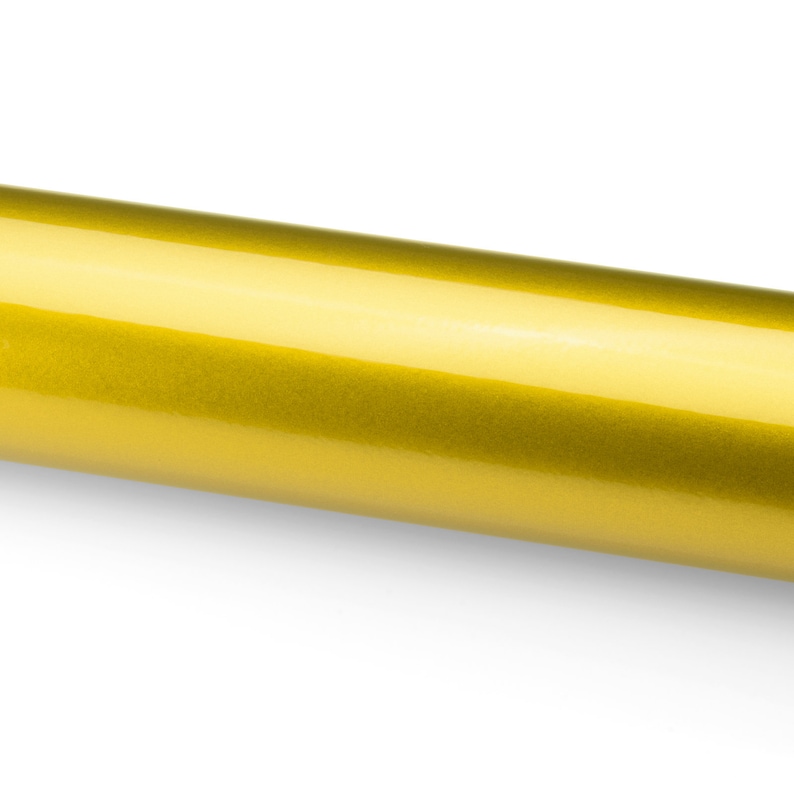 Gloss Metallic Yellow Vinyl Wrap Sticker Decal Bubble Free Air | Etsy
