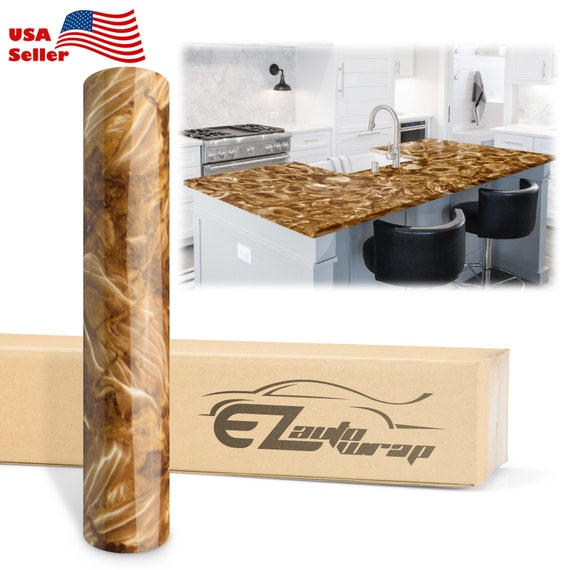 Marble D06 Gloss Granite Look Vinyl Wrap Sticker Decal Bubble - Etsy