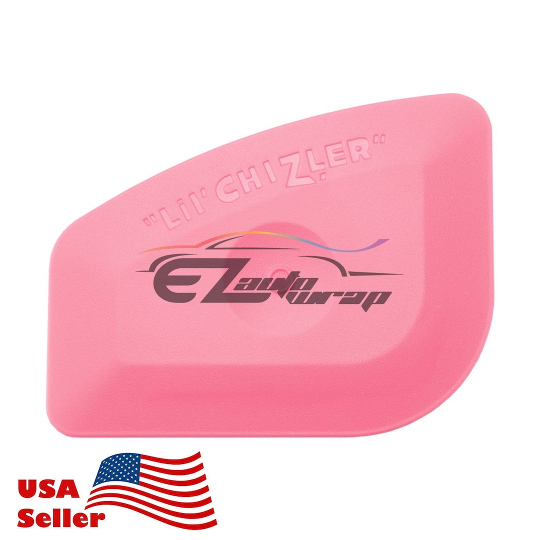 Pink Lil' Chizler Hard-edge Detailer Squeegee Vinyl Wrap Application ...
