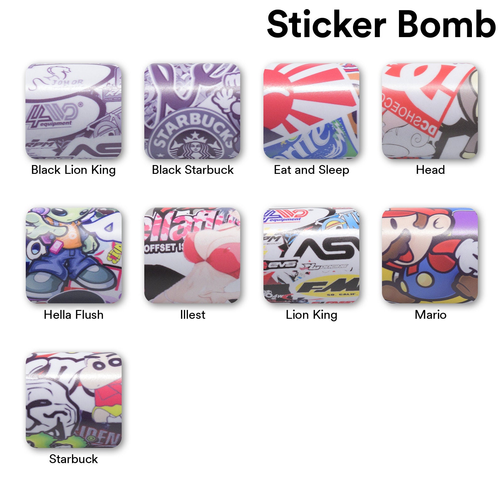 Hellaflush Sticker Bomb Kit