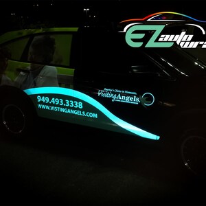 Reflective Orange Vinyl Wrap Sticker Decal Graphic Sign Craft Film - Etsy