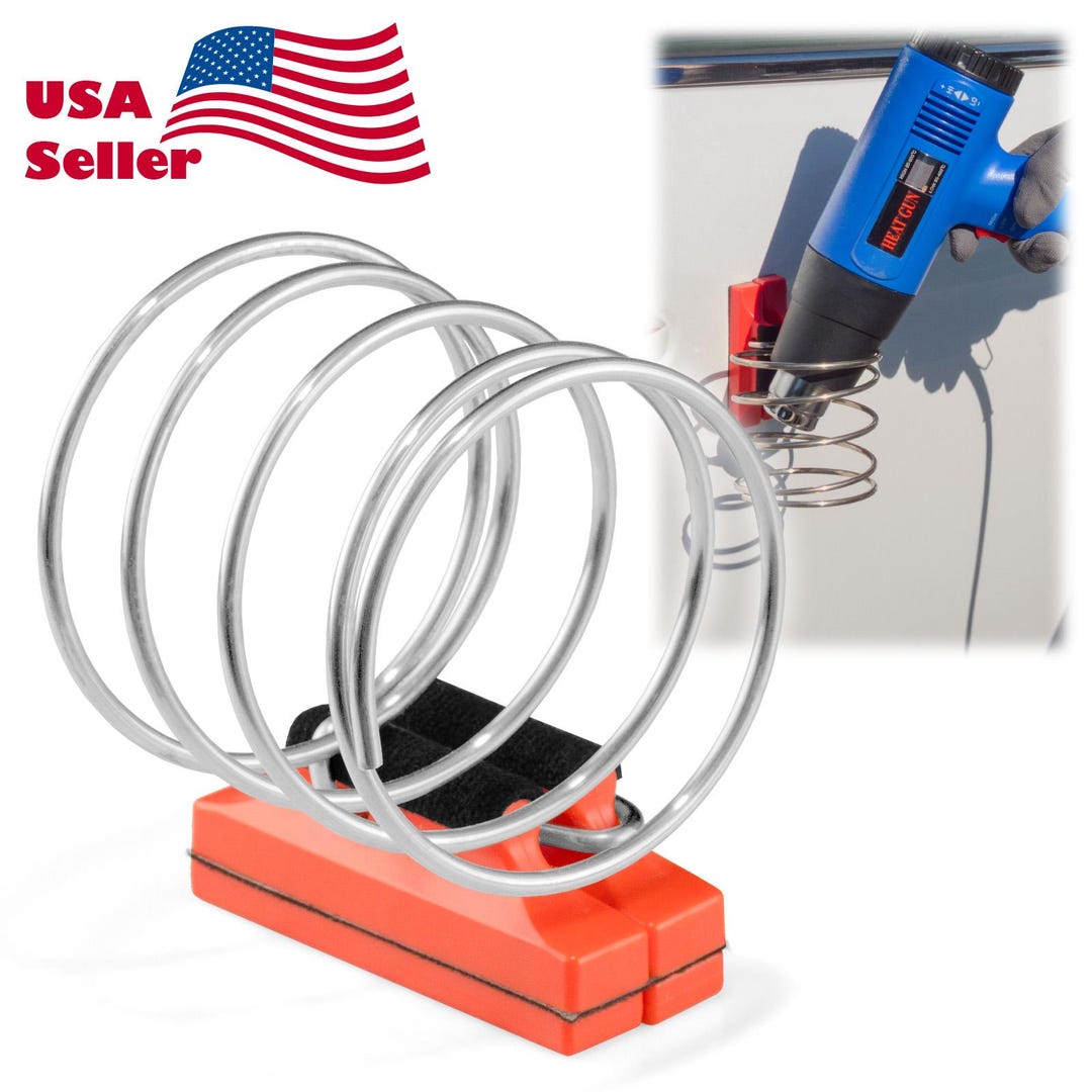 Magnetic Heat Gun Holder With Safety Cap and Scratch-less Felt Base Car ...