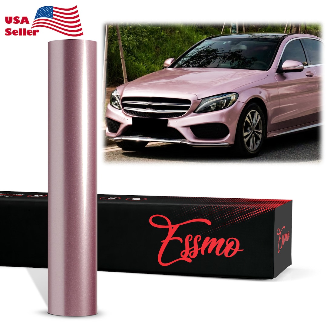 ESSMO PET Liner Super Gloss Metallic Passion Pink Like Paint Vinyl Wrap ...