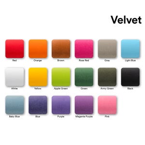 Velvet Orange Matte Texture Vinyl Wrap Sticker Decal Upholstery ...