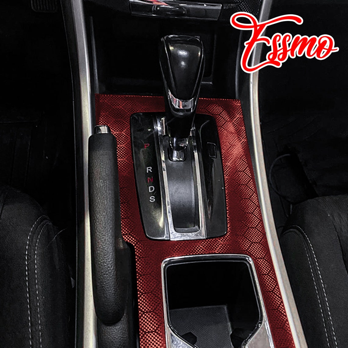 ESSMO PET Liner Honeycomb Carbon Fiber Satin Dark Red Hex Texture Like ...