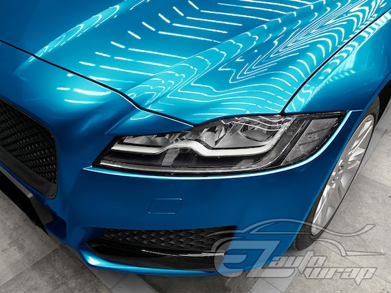 Coral Gloss Peacock Blue Color Shift Metallic Vinyl Wrap Sticker Decal Bubble Free Air Release Car Vehicle DIY Film Etsy