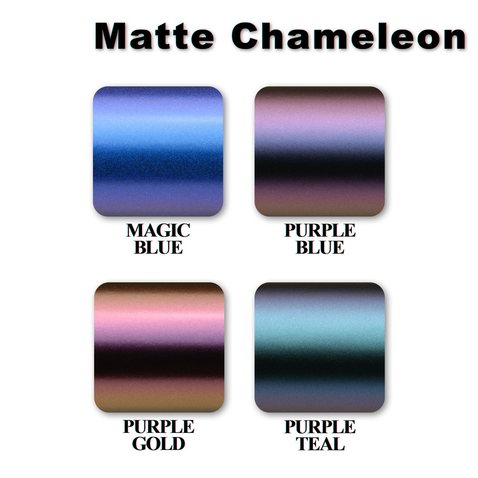 Chameleon Matte Purple Blue Color Shift Vinyl Wrap Sticker - Etsy