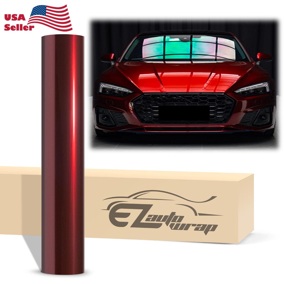 Liquid Metallic Dragon Blood Red Gloss Like Paint Vinyl Wrap Sticker ...