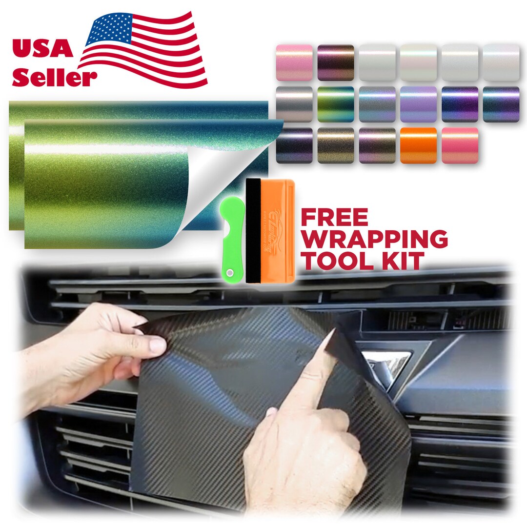 2pcs 5x10 Galaxy Dust Matte Color Shift Metallic for Chevy Emblem ...