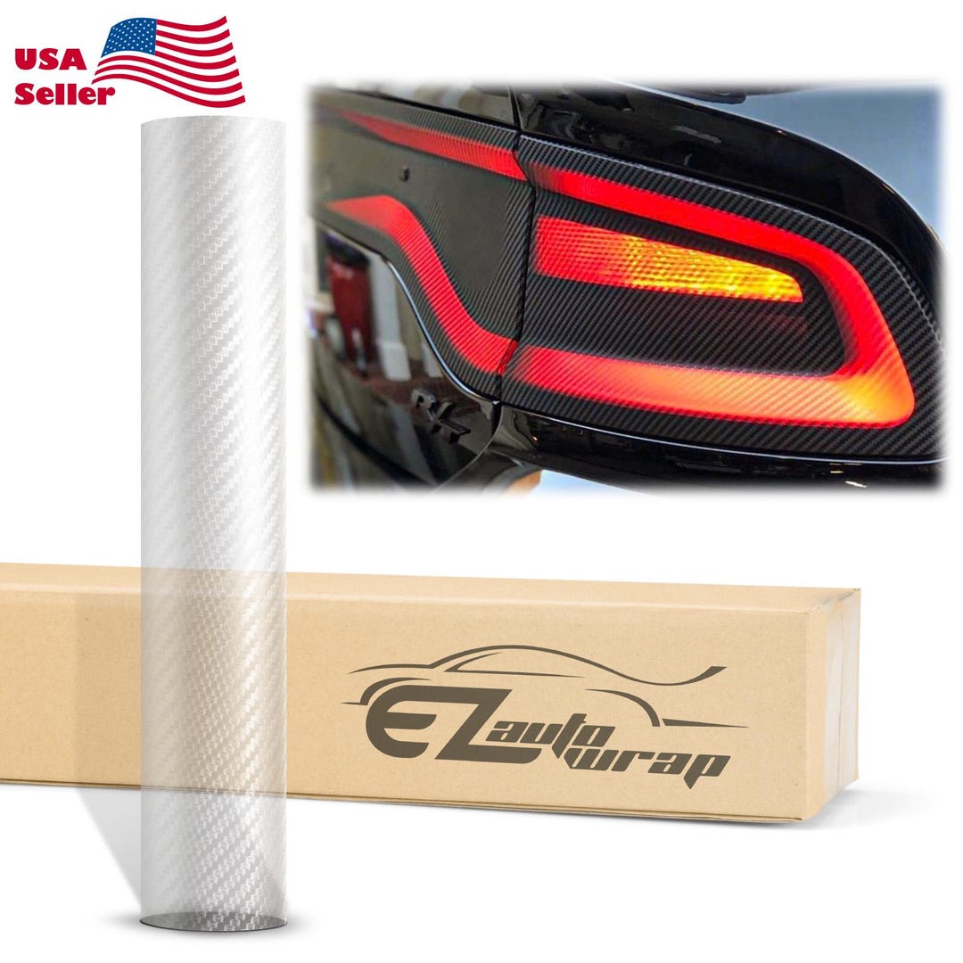 3D Carbon Fiber Clear Matte Texture Vinyl Wrap Sticker Decal Bubble ...