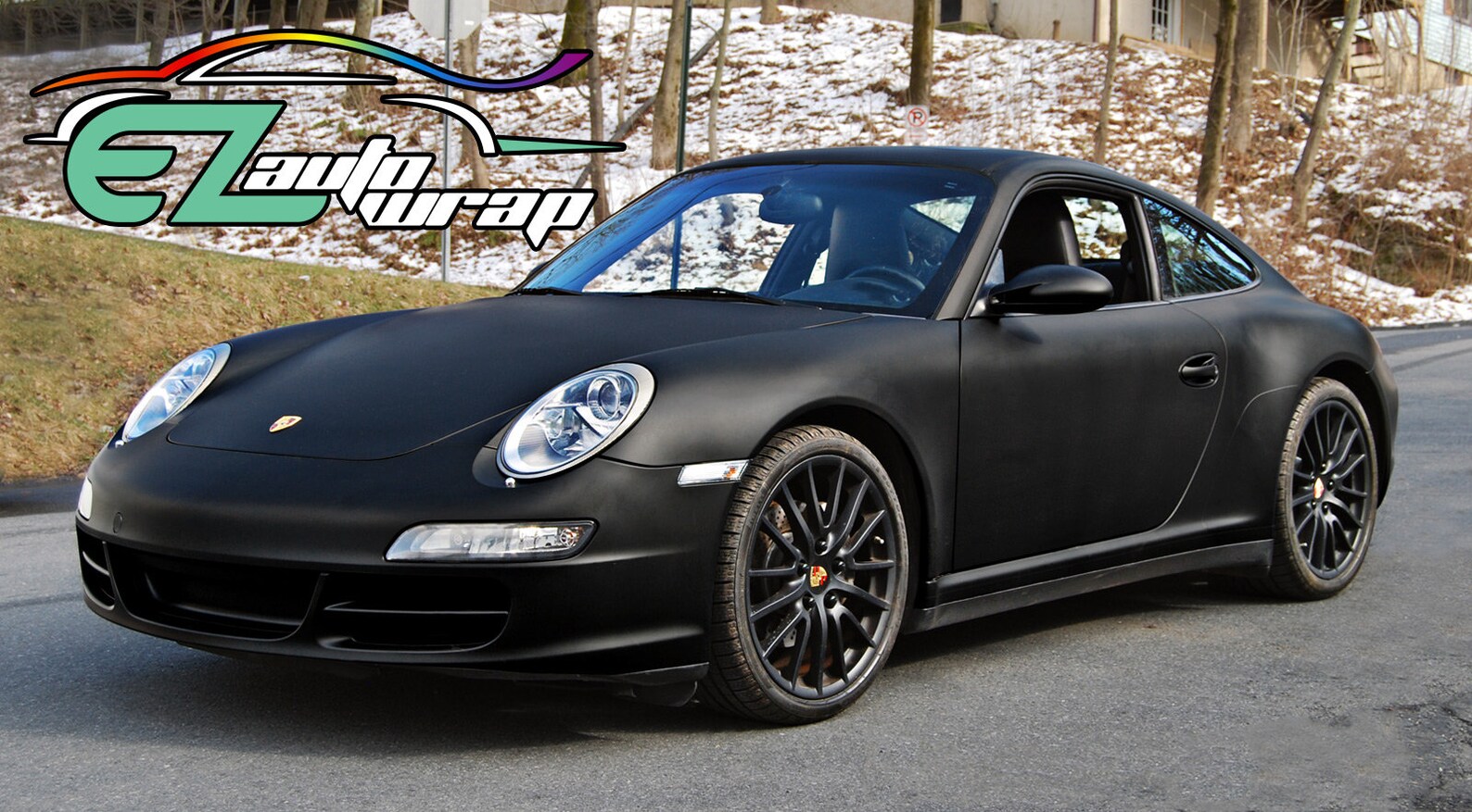 3M Controltac Matte Black Vinyl Wrap Sticker Decal Bubble Free Air ...