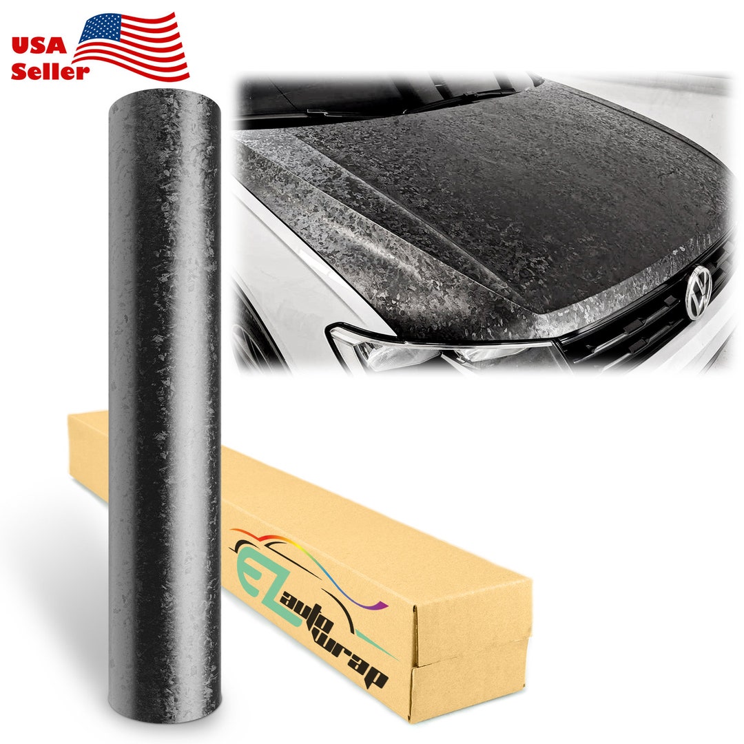 Forged Carbon Fiber Black Matte Texture Vinyl Wrap Sticker Decal Bubble ...