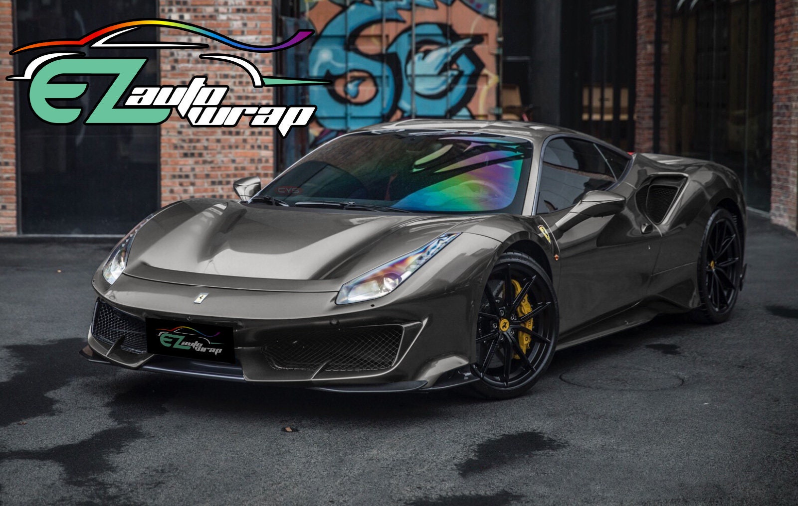 Super Gloss Metallic Gunmetal Gray Vinyl Wrap Sticker Decal | Etsy