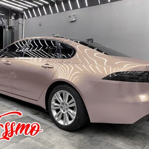 ESSMO PET Liner Super Gloss Metallic Smoky Pearl Pink Like Paint Vinyl ...