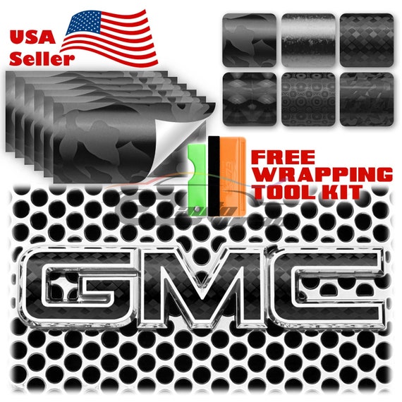 6pcs 4x6 4D Pattern Texture for GMC Emblem Overlay - Etsy