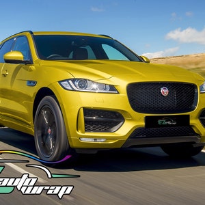 Gloss Metallic Yellow Vinyl Wrap Sticker Decal Bubble Free Air Release ...