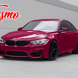 ESSMO PET Liner Super Gloss Ruby Star Red Like Paint Vinyl Wrap Sticker ...