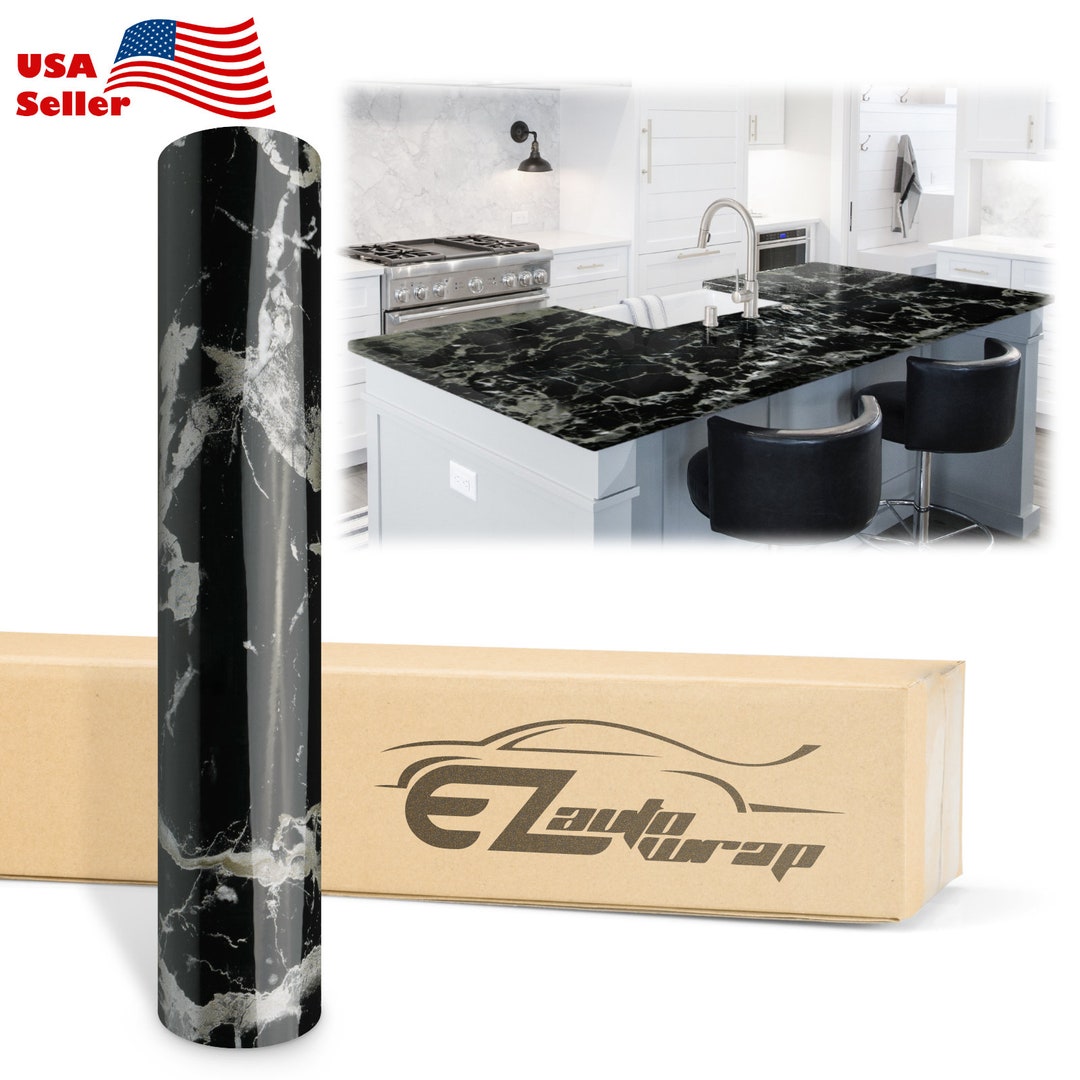 Marble 6746 Gloss Granite Look Vinyl Wrap Sticker Decal Car Vehicle ...