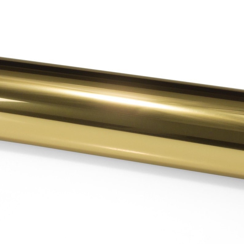 Window Tint Film Chrome Gold One Way Mirror UV Heat Reflective ...