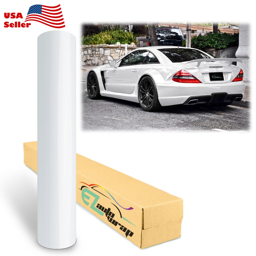 Gloss Glossy White Vinyl Car Wrap Sticker Decal Bubble Free - Etsy